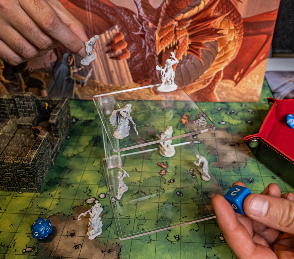 3D Combat Risers - Starter Kit - Clear Mithril